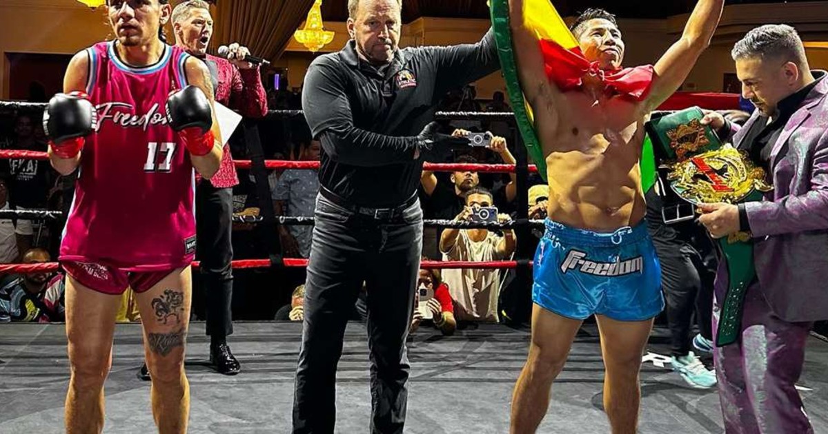 Marcos Vásquez pone en alto el nombre de Bolivia al consagrarse campeón ...