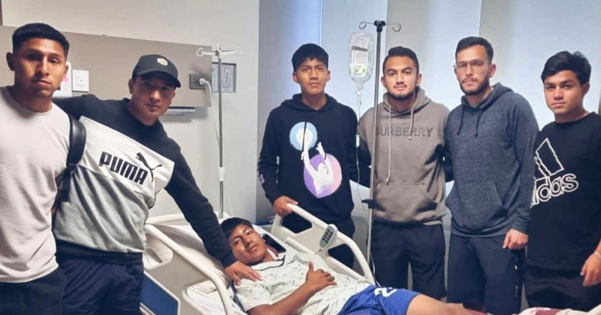 Andrés Guillermo fue operado después de un choque de cabezas con un rival